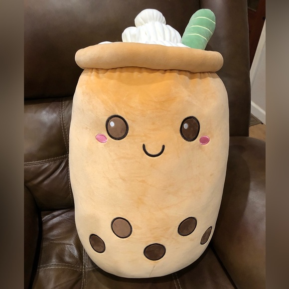 Bedding | New Coffee Boba Squish Pillow | Poshmark